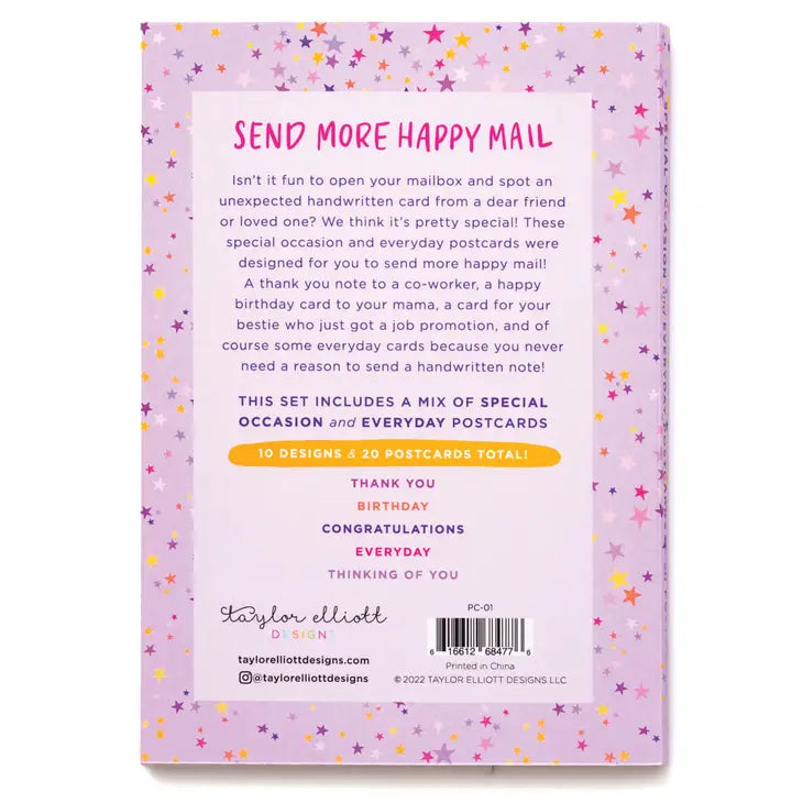 Happy Mail Postcard – Wildflower Boutique Morgan City